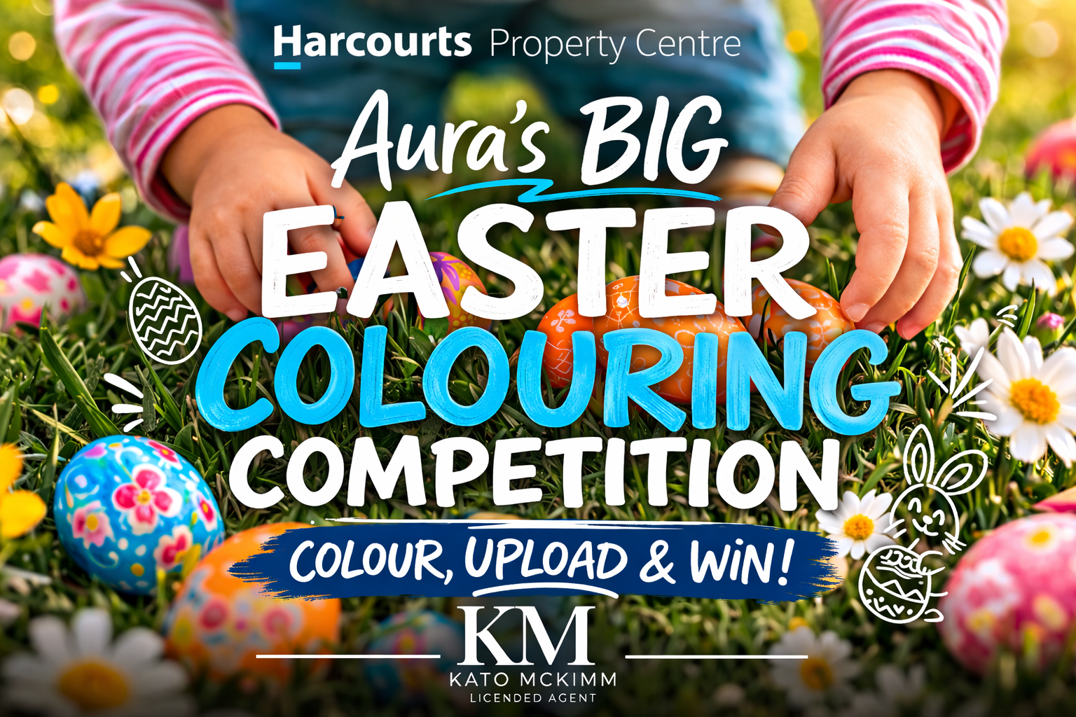 Aura's Big Easter Colouring Competition | Harcourts Property Centre